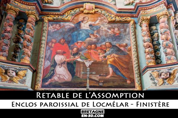 Retable du XVII siècle dans l'église de Retiers - Visite 360° en ...